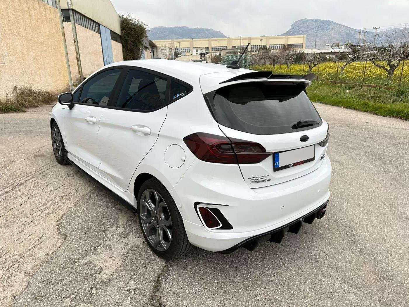 StreetWare - Διαχύτης / Diffuser Προφυλακτήρα Ford Fiesta Mk8 ST-Line (2017-) - Μαύρο Γυαλιστερό ...
